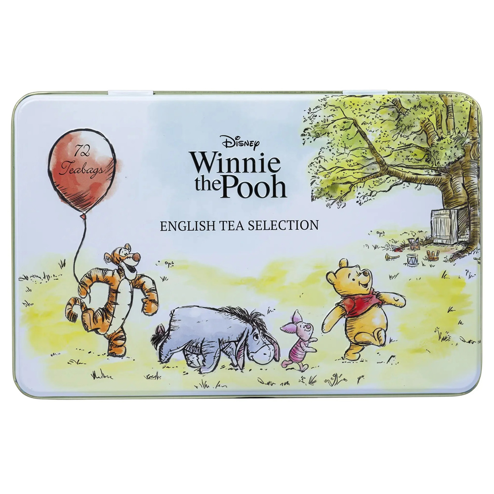 New English Teas Disney Winnie The Pooh Tea Selection Tin 72 Teabags ...